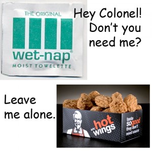 KFC wet wipe contest | Beyond The Kitchen Sink